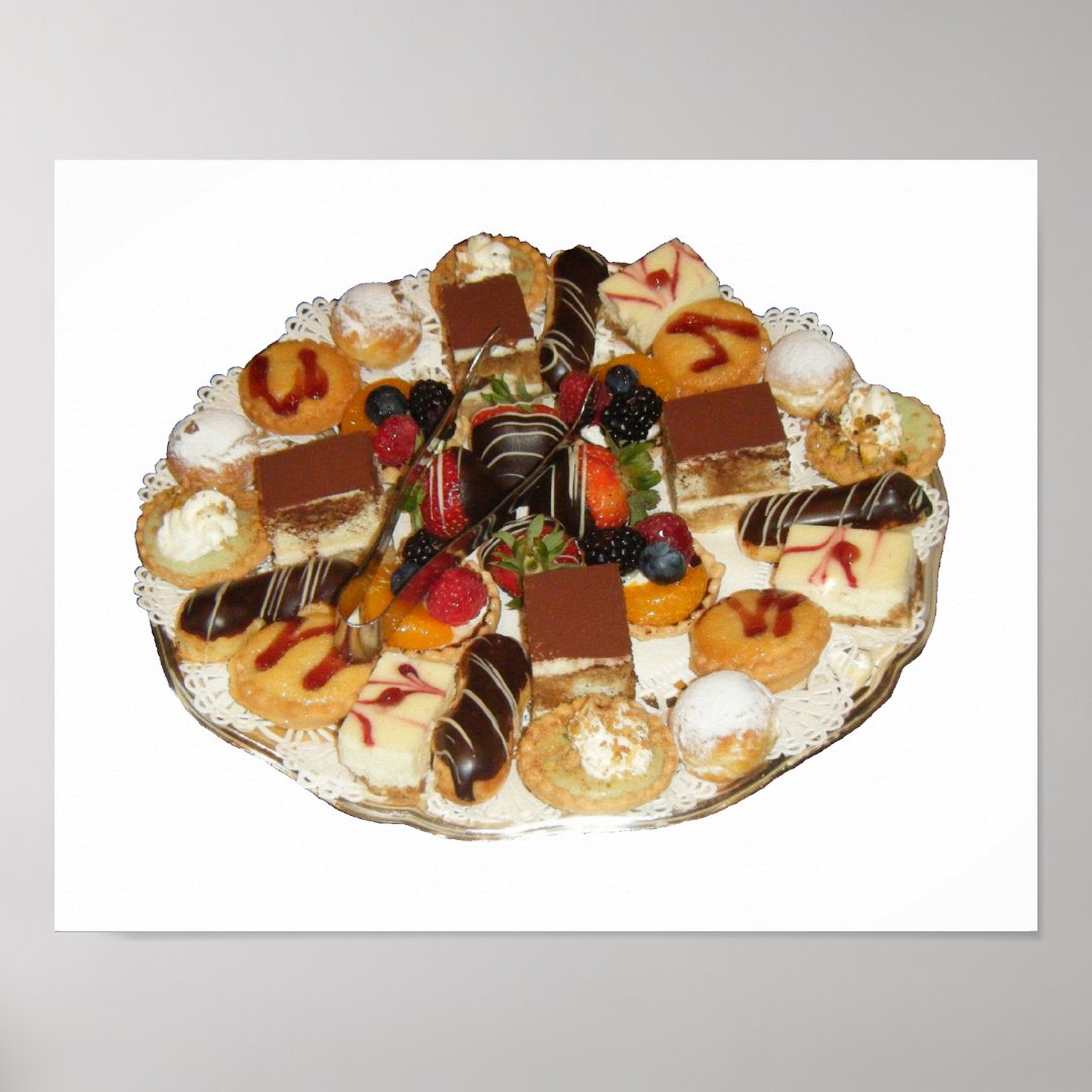 Sweet Desserts Poster | Zazzle
