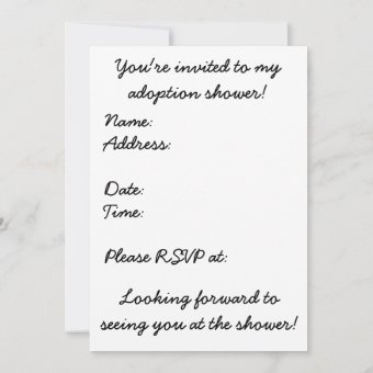 Sweet Dreams Baby, Adoption Shower Invitation | Zazzle
