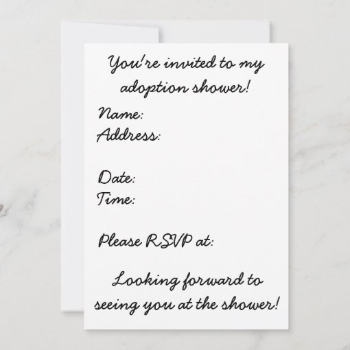 Sweet Dreams Baby, Adoption Shower Invitation | Zazzle