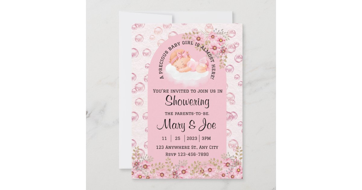 Sweet Dreams Baby Shower Invitation | Zazzle