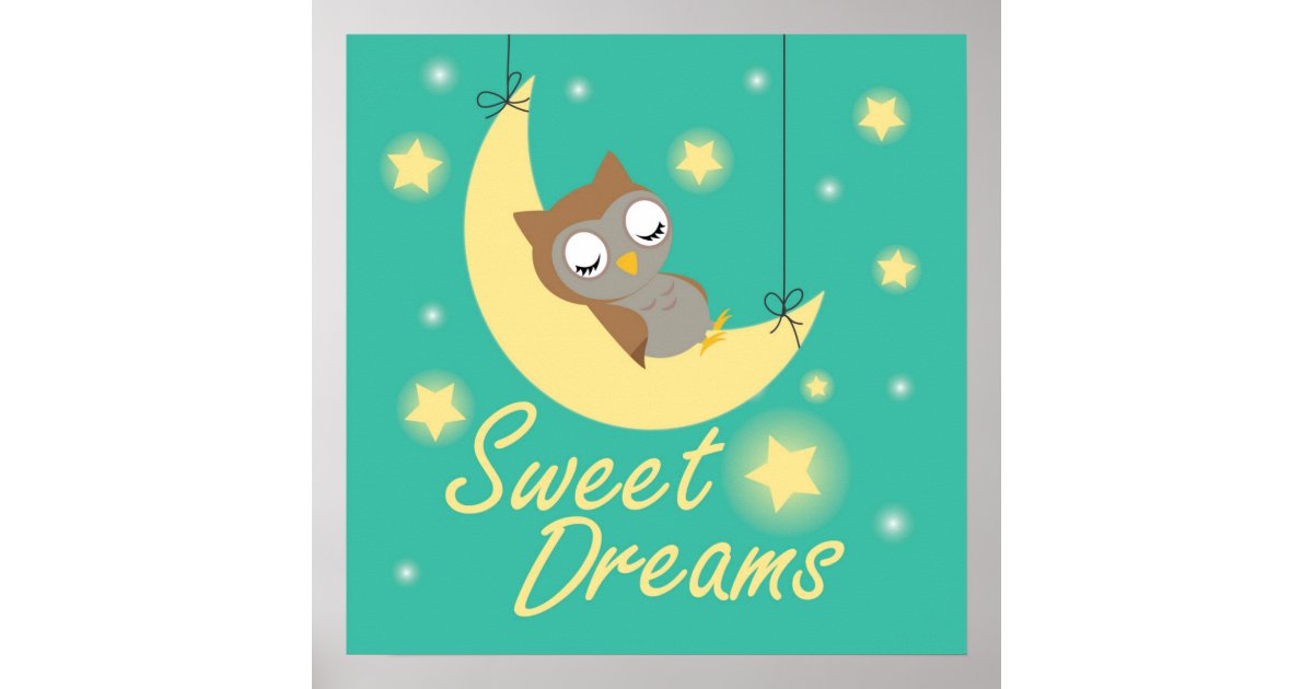 Sweet Dreams wish design. Poster | Zazzle