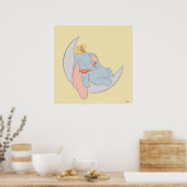 Sweet Dumbo and Timothy Sleeping Poster | Zazzle