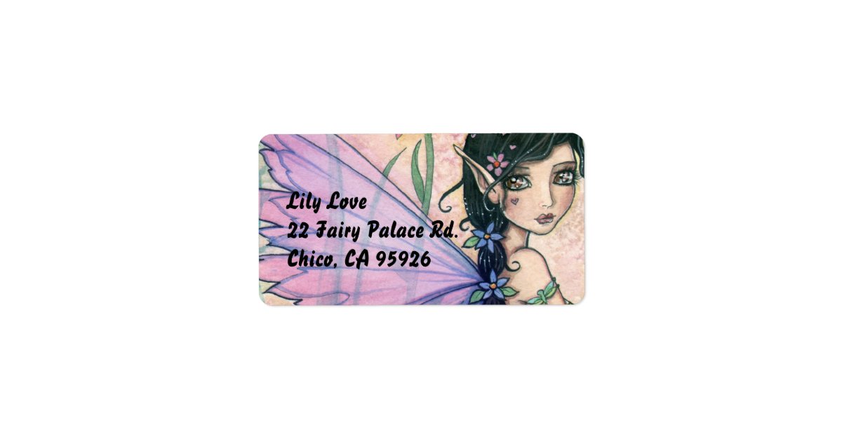 Sweet Fairy Address Labels | Zazzle