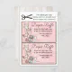 Sweet Forest Woodland Girls Diaper Raffle Insert Invitation | Zazzle