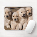 Sweet Golden Retriever Puppies Mouse Pad | Zazzle