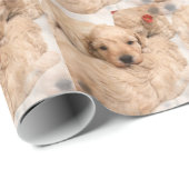 Sweet Golden Retriever Wrapping Paper | Zazzle