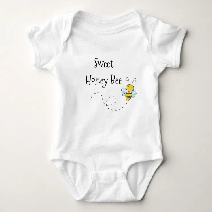 Sweet Honey Bee Baby Bodysuit | Zazzle
