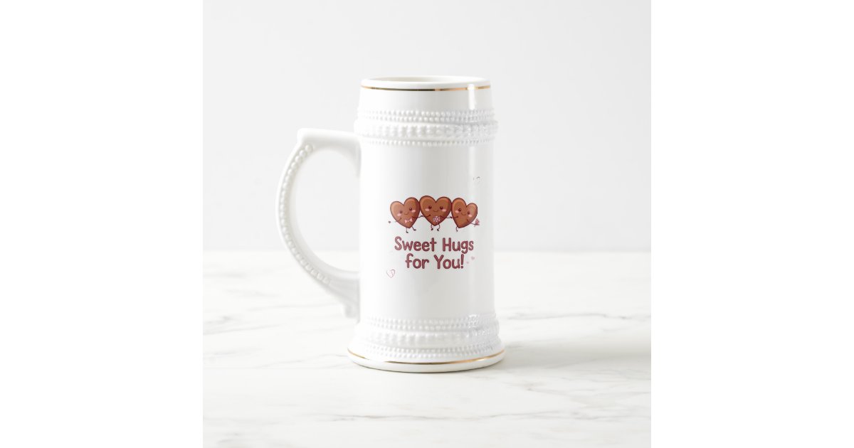 Sweet Hugs for You – Cute Valentine’s Day Mug | Zazzle