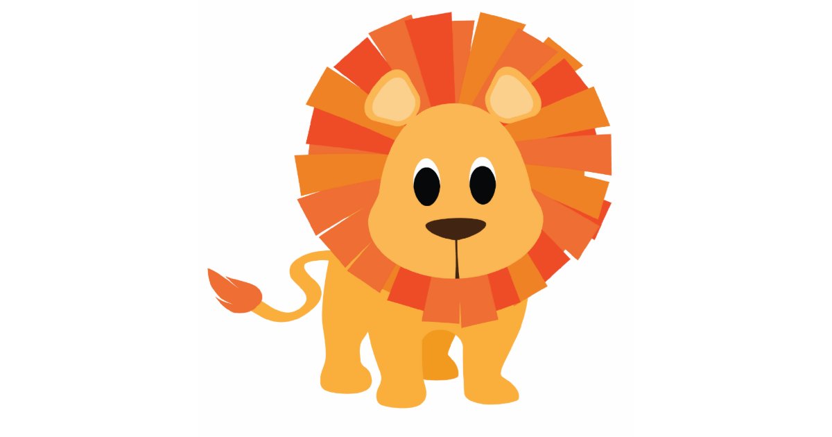 Sweet Lion Cutout | Zazzle