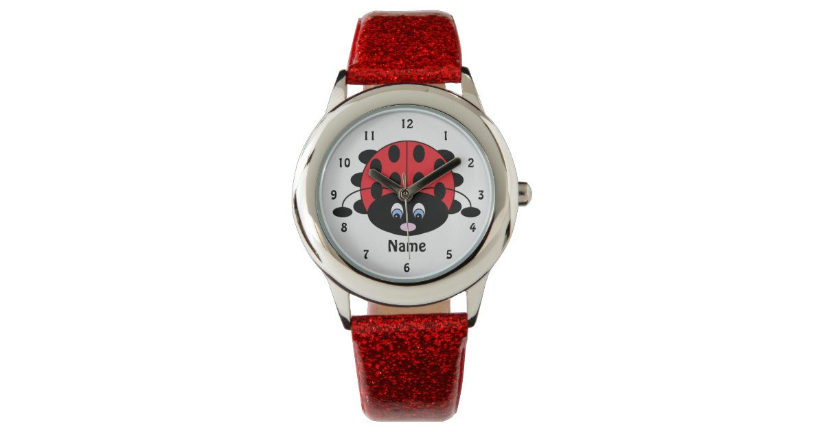 Sweet Little Ladybug Watch | Zazzle