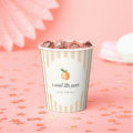 Sweet Little Peach Baby Shower Paper Cups | Zazzle