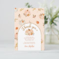 Sweet little pumpkin birthday thank you card | Zazzle
