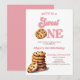 Sweet One Cookies and Milk 1st Birthday Party Invitation | Zazzle
