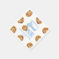 Sweet One Cookies and Milk 1st Birthday Party Napkins | Zazzle