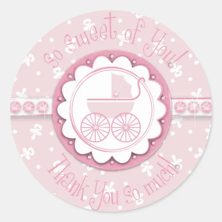 Sweet One Girl TY Sticker | Zazzle