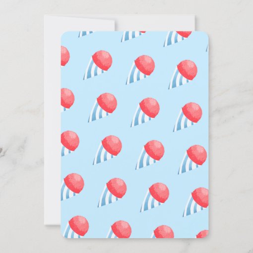 Sweet One Snow Cone Kids First Birthday Invitation | Zazzle