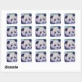 SWEET PANDA SQUARE STICKER | Zazzle