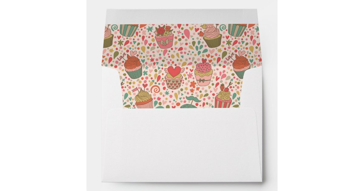 Sweet pattern envelope | Zazzle
