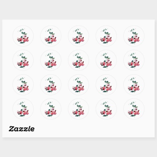 Sweet Pea Classic Round Sticker | Zazzle