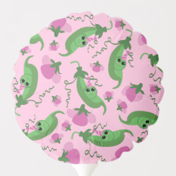Sweet Pea Cute 1st Birthday Party Balloon | Zazzle