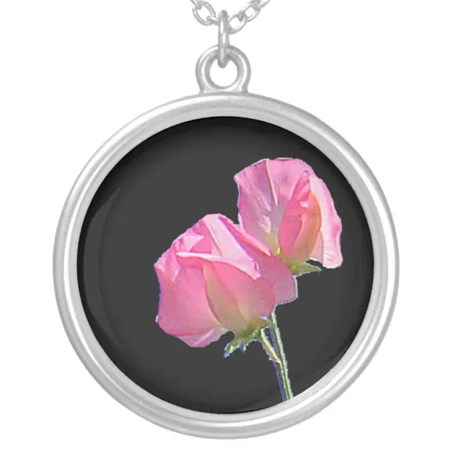 Sweet Pea Gift Necklace | Zazzle