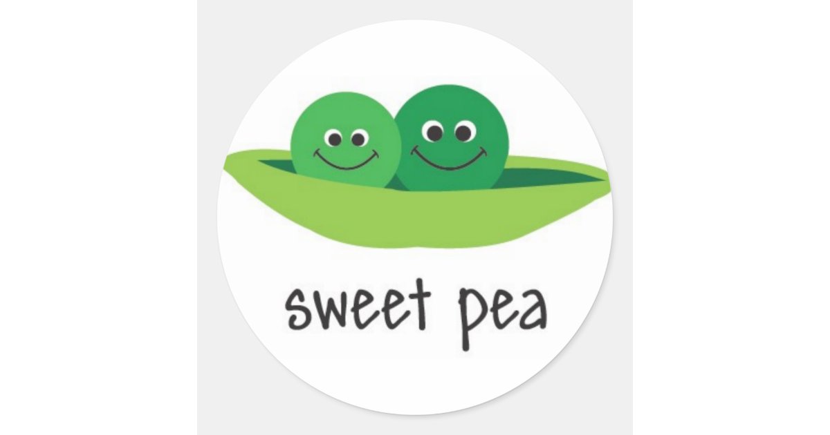 Sweet Pea Stickers | Zazzle