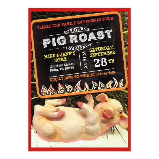 SWEET PIG ROAST PARTY Invitation | Zazzle.com