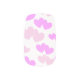 Sweet Pink hearts duoshade on white background Minx Nail Art | Zazzle