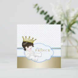 Sweet Prince Baby Shower Invitation | Zazzle