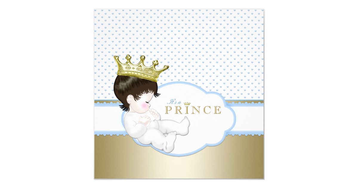 Sweet Prince Baby Shower Invitation | Zazzle.com