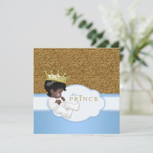 Sweet Prince Ethnic Baby Shower Invitation | Zazzle