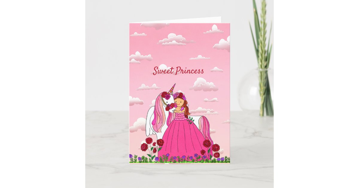 Sweet Princess Greeting Card | Zazzle