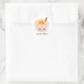 Sweet Rice pudding Arroz Con Leche Mexicano Classic Round Sticker | Zazzle