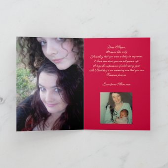 Sweet Roses 18th Birthday Photo Card | Zazzle