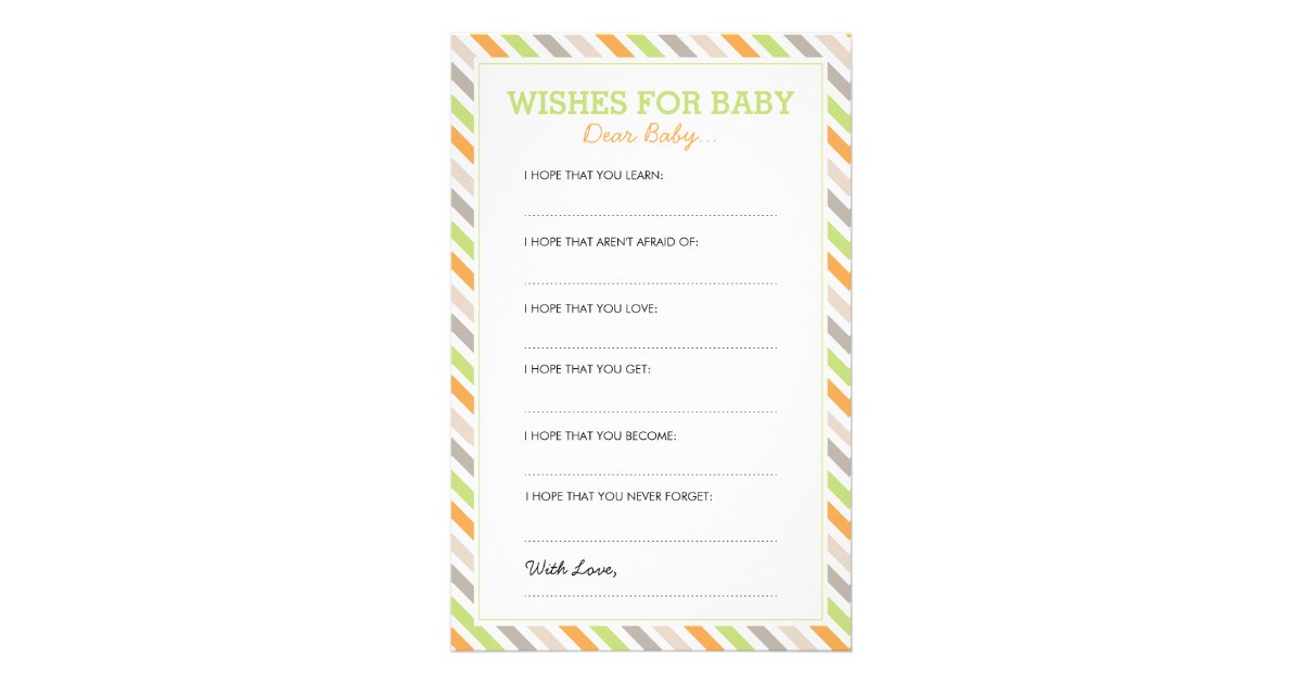 Sweet Safari Dear Baby Cards | Zazzle.com