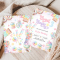 Sweet Sassy and THREE Pastel Candy 3rd Birthday Invitation | Zazzle
