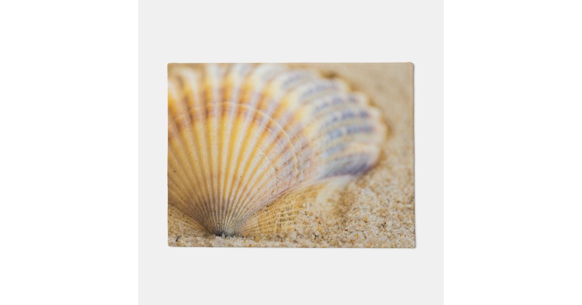 Sweet Seashell Doormat | Zazzle