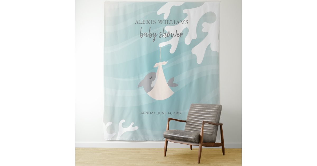 Sweet Shark Baby Tapestry | Zazzle