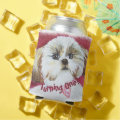 Sweet Shih Tzu PARTY Can Cooler | Zazzle