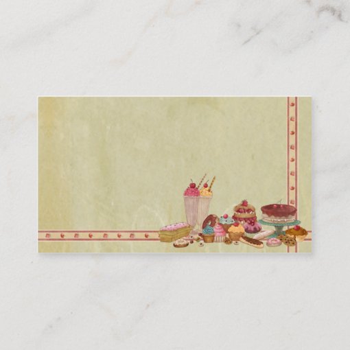 Sweet Shop Business Card | Zazzle