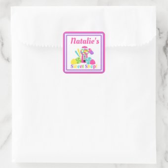 Sweet Shop Stickers | Zazzle