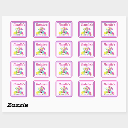 Sweet Shop Stickers | Zazzle