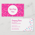 Sweet Simple Sprinkle Multi-Color Business Card | Zazzle