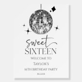 Sweet Sixteen 16th Birthday Party Welcome Sign | Zazzle