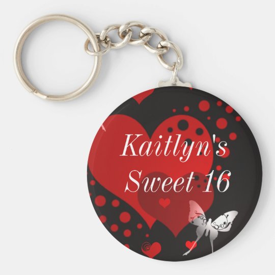 Sweet Sixteen Party Favor Key Chain | Zazzle.com