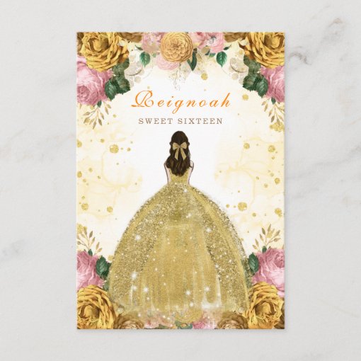 Sweet Sixteen Yellow Birthday Invitation Card | Zazzle