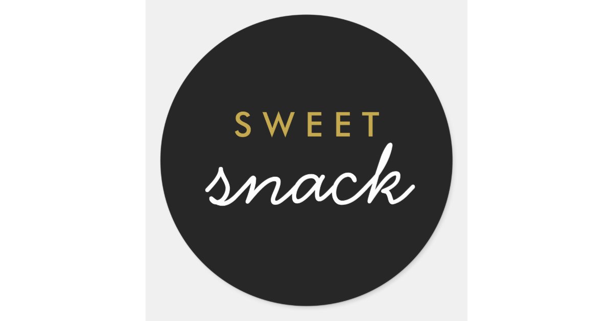 Sweet Snack Sticker | Zazzle