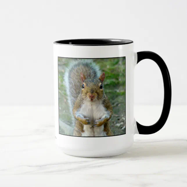 Sweet Squirrel Face Mug | Zazzle