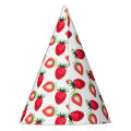 Sweet Strawberry Berry First 1st Birthday Party Hat | Zazzle
