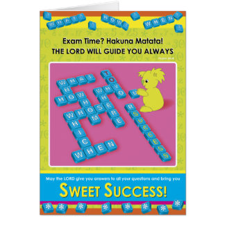 Exam Success Cards - Greeting & Photo Cards | Zazzle